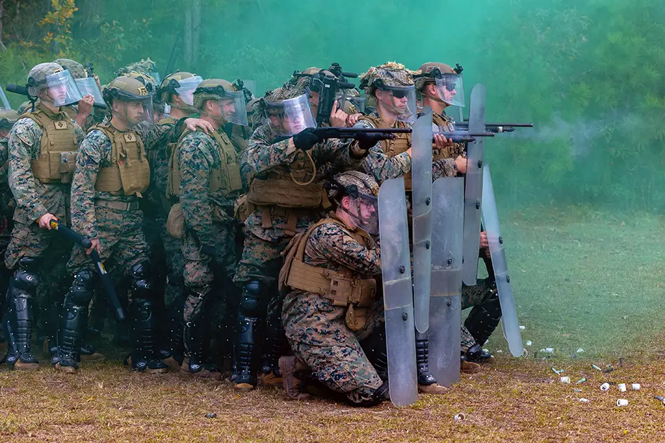 Military Photos Non-Lethal Weapons Training