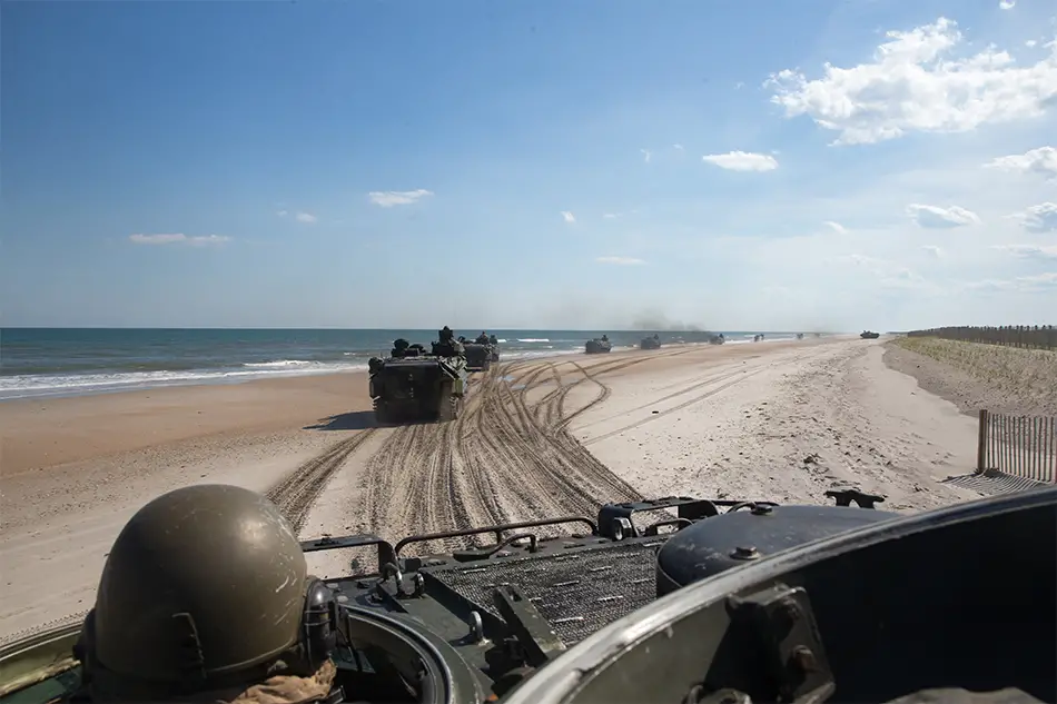 Military Photos Beach Combing