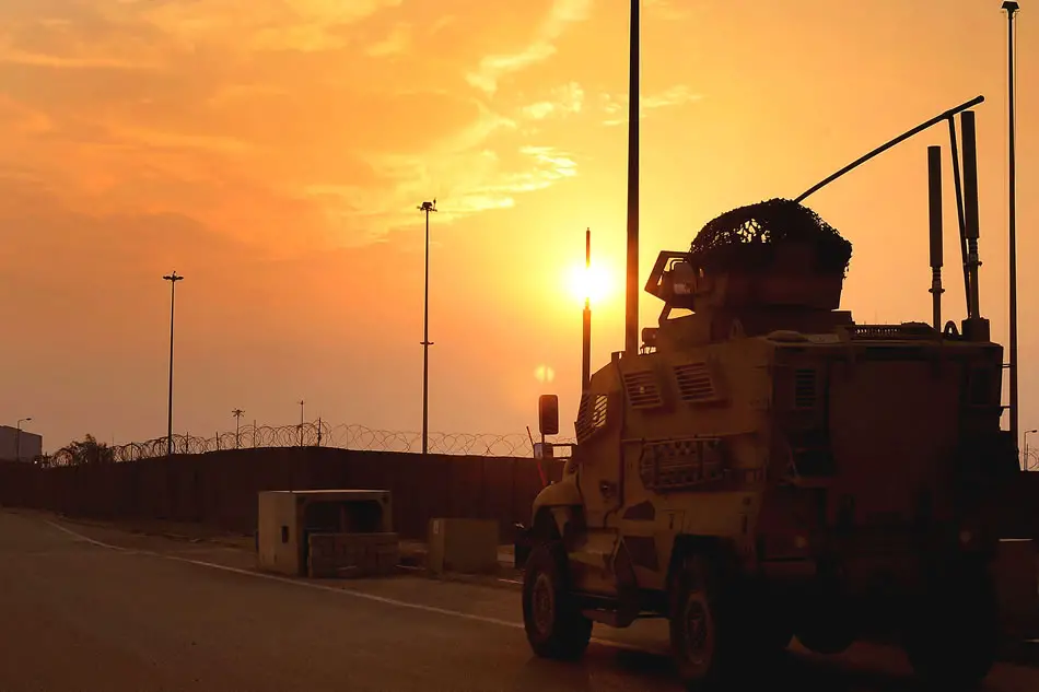 Military Photos Basra Sunset