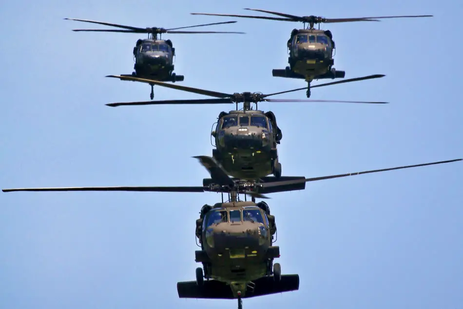 Military Photos Black Hawk Formation