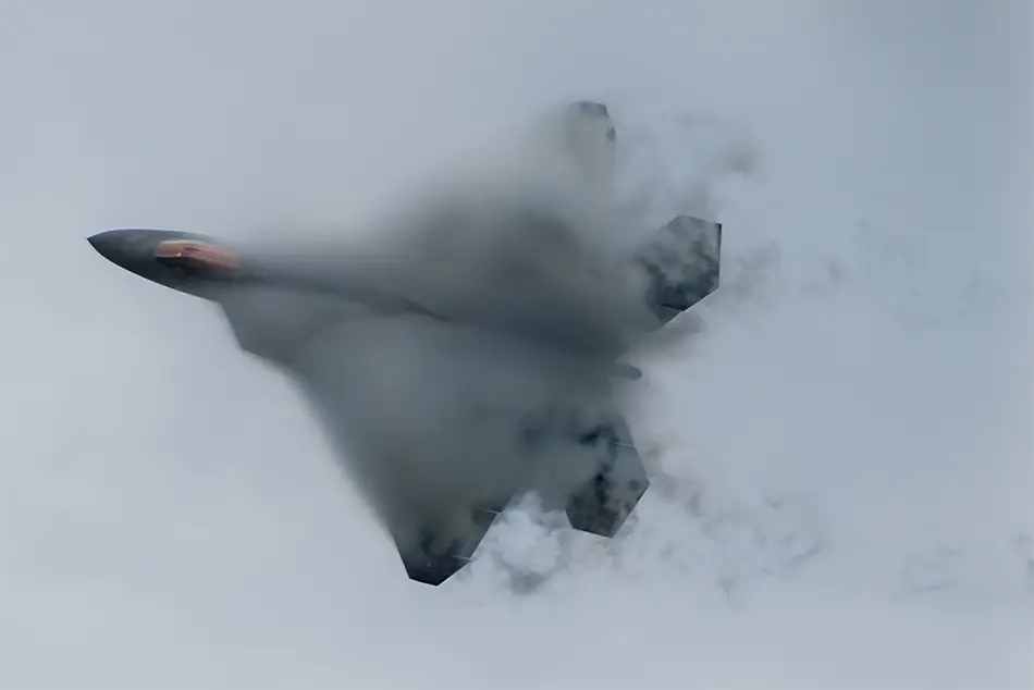Military Photos Raptor In The Mist