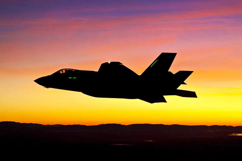 Military Photos F-35's First Night Flight