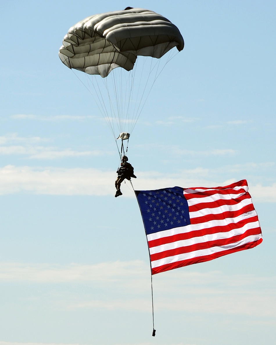 Military Photos Flying the Flag