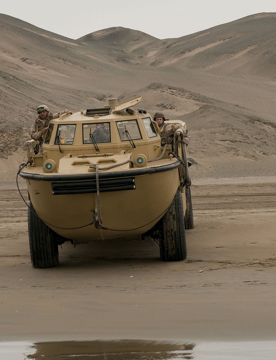 Military Photos Lighter Amphibious Re-supply Cargo Vehicle in Peru